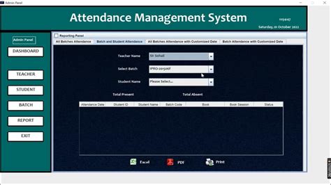 Attendance Management System Project In Java 2026 Youtube