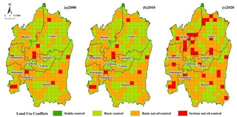 Spatial Temporal Distribution Characteristics Of The Lucs From 2000 To Download Scientific