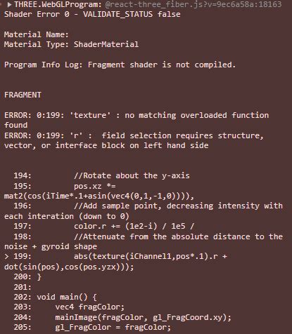 Reactjs Having A Problem In Porting Shader From Shadertoy To React Vite App Stack Overflow