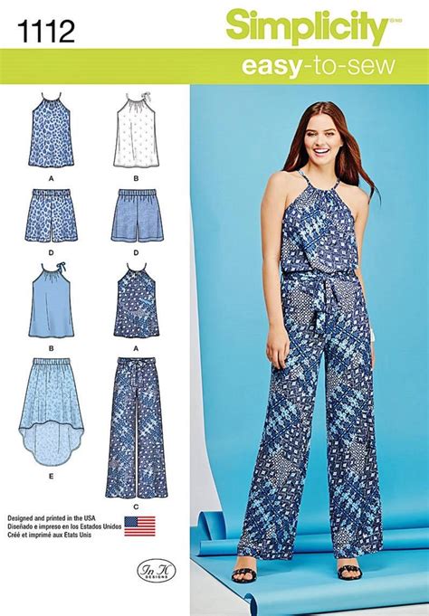 Simple Pants Sewing Pattern Pattern Matching Algorithms