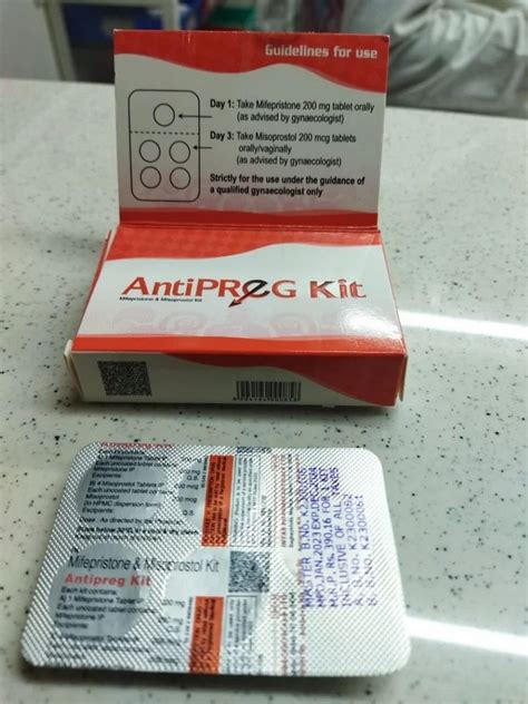 Antipreg Kit Tablets Misoprostol And Mifestone At ₹ 900 Stripe Birth Control Pills In Nagpur