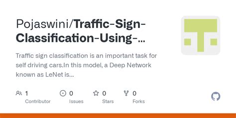 github pojaswini traffic sign classification using lenet traffic