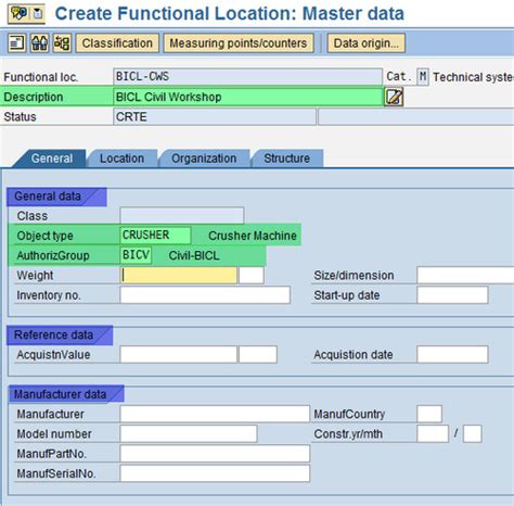 Sap Consultant Bangladesh Create Functional Location And Its Related Configuration