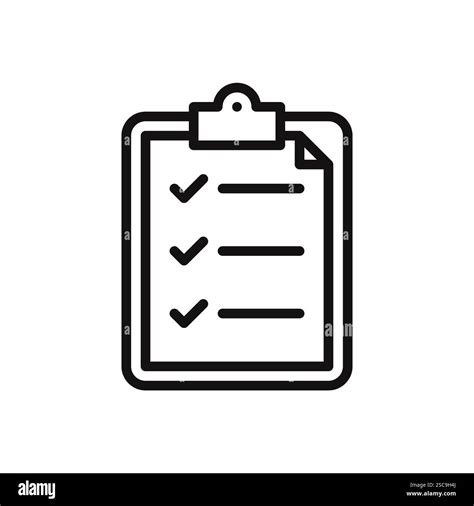Clipboard Icon Checkmarks Quality Check Check List Todo Plan With Tasks Checkbox Form And