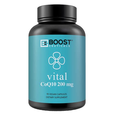 Coq10 200mg Vegan Cq10 100 Pure Coenzyme Q10 With Bioperine For