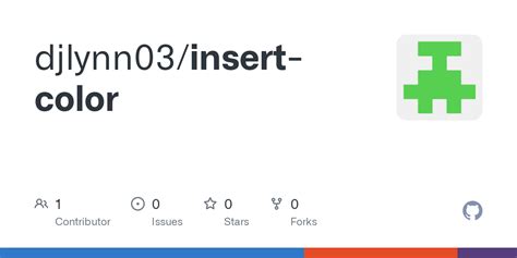 GitHub Djlynn03 Insert Color