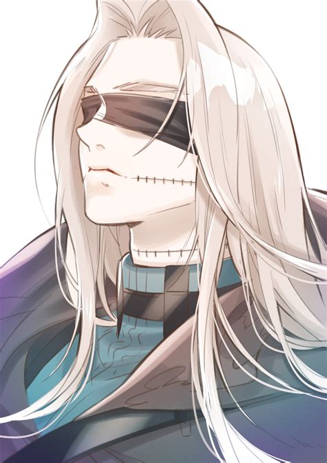 Safebooru 1boy Absurdres Black Blindfold Blindfold Blonde Hair Brown
