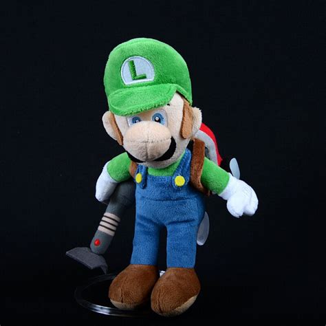 Luigi With Poltergust 5000 Plush Luigis Mansion Dark Moon Nintendo