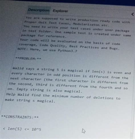 Solved Lets Call Yet Again A String Good If Its Length Is