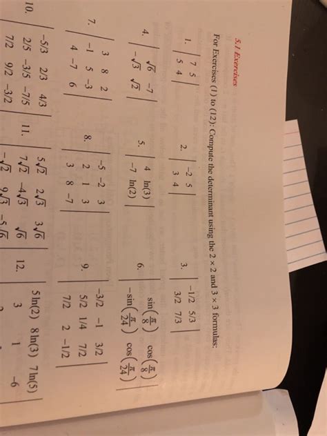 Solved 51 Exercises For Exercises 1 To 12 Compute The