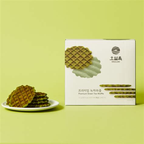 오설록 프리미엄 녹차와플 72gx3개 감도 깊은 취향 셀렉트샵 29cm