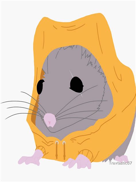 Hood Rat Sticker By Travtastic87 Redbubble
