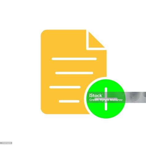 더하기 선 아이콘이 있는 파일 정보 폴더 문서 작업 컴퓨터 저장 사업과 광고를 위한 흰색 배경에 벡터 컬러 아이콘 경영자에 대한