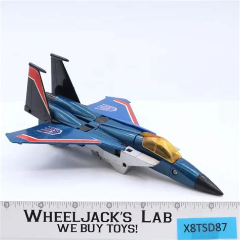 Thundercracker 1984 Vintage Hasbro G1 Transformers F 15 Fighter Action Figure Wheeljacks Lab