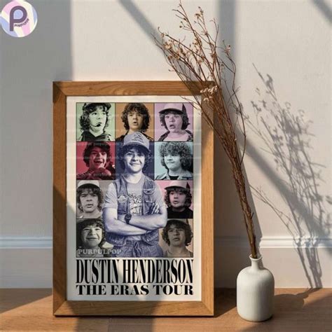 Dustin Henderson The Eras Tour Poster Purpul Pop