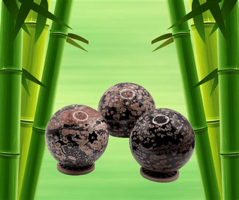 Red Snowflake Obsidian Sphere The Elemental Lotus