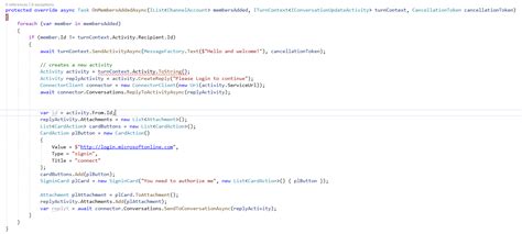 C Cannot Implicitly Convert String To Microsoftbotschemaactivity