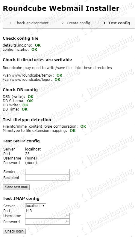 How To Install Roundcube Webmail On Ubuntu 1804 Rosehosting