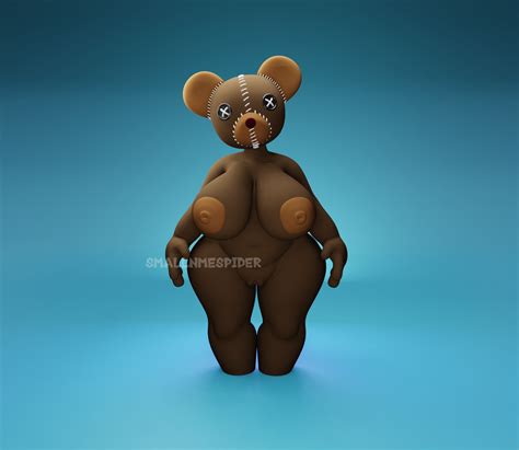 Rule 34 Animate Inanimate Anthro Ass Bear Big Breasts Big Butt Breasts Brown Body Button Eyes