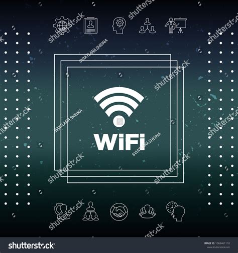 Internet Connection Symbol Icon Stock Vector Royalty Free 1069461110 Shutterstock