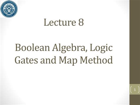 SOLUTION Lecture 8 Boolean Algebra And Logic Gates Studypool