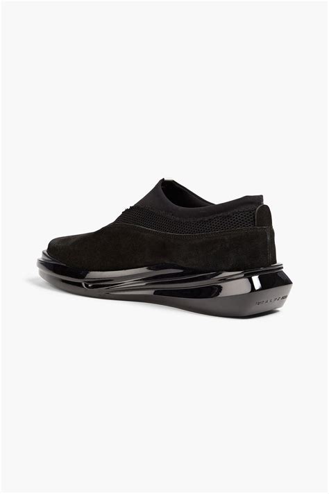 1017 Alyx 9sm 모노 스웨이드 스트레치 니트 슬립온 스니커즈 최대 70 세일 The Outnet