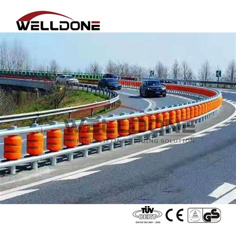 Highway Protective Rolling Guardrail Road Use Safety Roller Barriers
