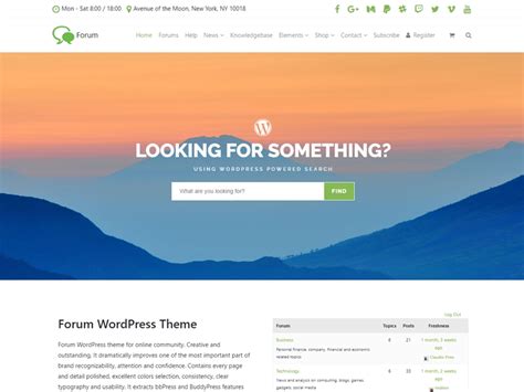 forum wordpress theme home page by visualmodo wordpress themes on dribbble