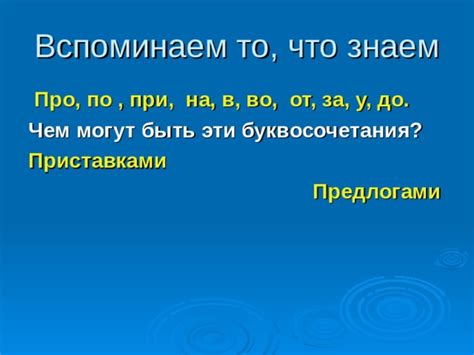 Презентация к уроку по теме "Приставки и предлоги"