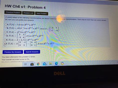 Solved HW Ch6 S1 Problem 4 Previous Problem Problem List Chegg Com