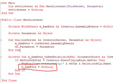 remove or replace event listener after ilogic rule completes runtime autodesk community