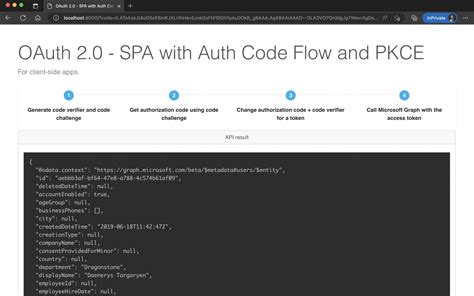 Ejemplo De Authorization Code Flow Pkce De Oauth 20 Para Single Page