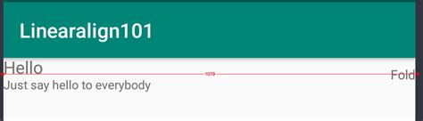 Android Is There Alternative Layoutalignbaseline For Linearlayout Stack Overflow