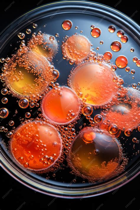 Microscopic Image Of Yeast Cells Fermenting In A Wine Sample Isolated