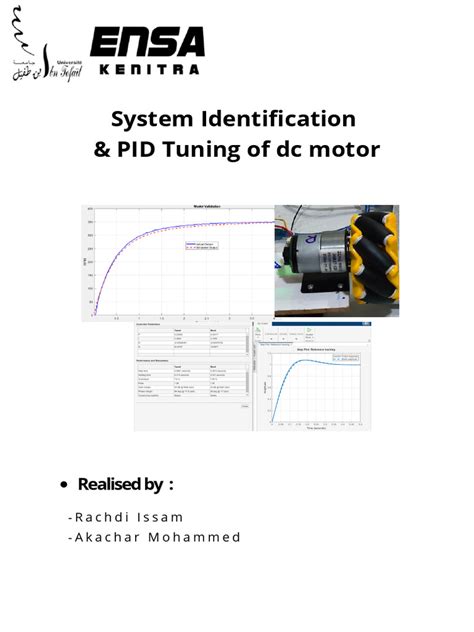 Project Update System Identification And Pid Tuning Pdf Electric
