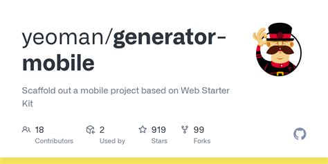 Github Yeomangenerator Mobile Scaffold Out A Mobile Project Based On Web Starter Kit