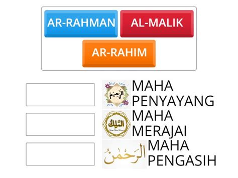 BAB 3 ASMAUL HUSNA Match Up