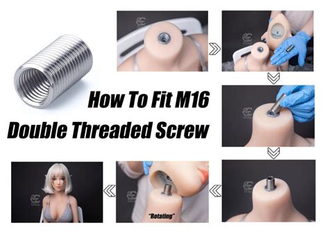 How To Use 3 Kinds Of M16 Head Adapters Sex Doll M16 Head Adaptor