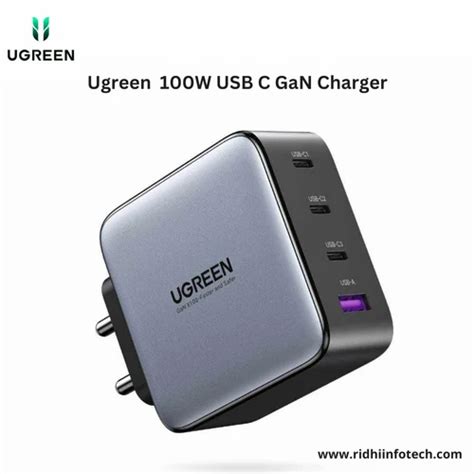 Grey Ugreen W Usb C Gan Charger Electric At Piece In Bengaluru Id