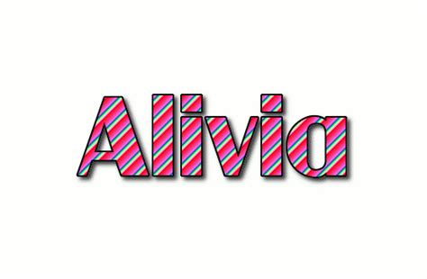 Alivia Logo Free Name Design Tool From Flaming Text
