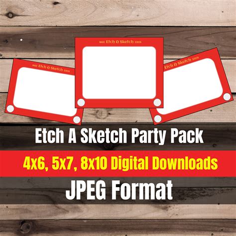 Etch A Sketch Party Pack Jpeg Digital Downloads Toy Story Etsy