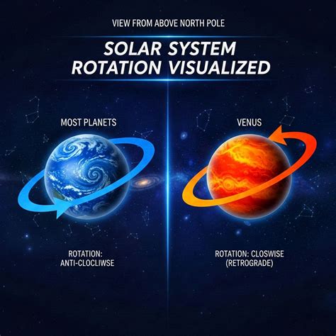 Whyloops Most Planets Rotate Counter Clockwise Venus Rotates