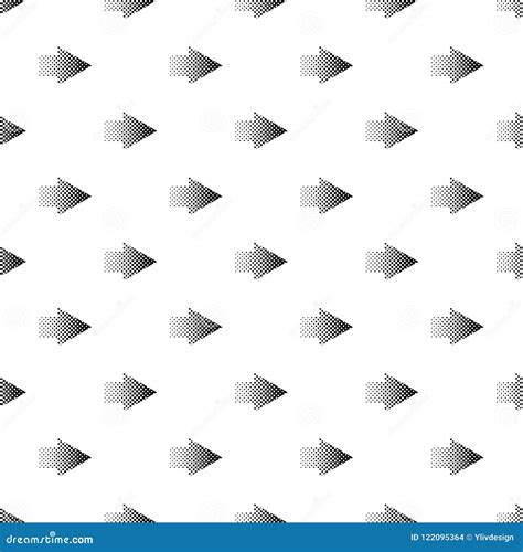 Halftone Rigth Arrow Icon Simple Style Stock Vector Illustration Of Energy Graphic 122095364