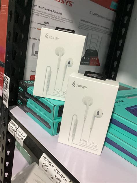 Edifier P180 Plus Earbuds With Remote And Mic White Audio Earphones On Carousell