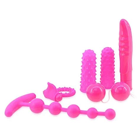 Maia Toys Marcia 6pc Pleasure Objects Kit Pink Black Knight