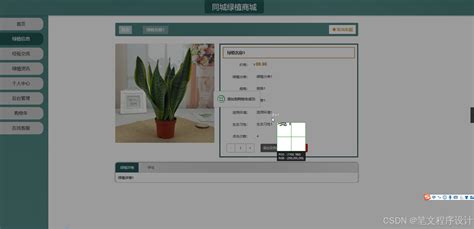 Java计算机毕业设计同城绿植商城（开题程序论文） Csdn博客