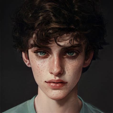 Green Eyes Brown Hair Male Character Inspiration Brown Hair Green