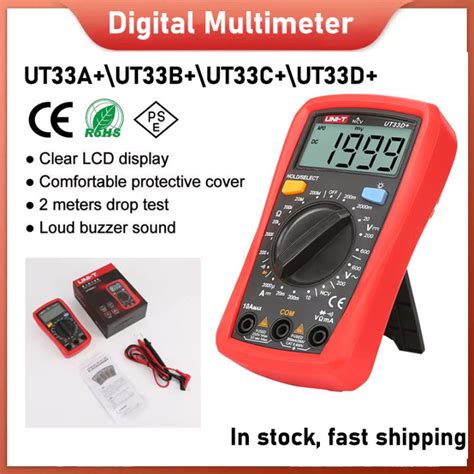 Uni T Ut33a Ut33b Ut33c Ut33d Plus Pocket Multimeter Digital Ammeter Voltmeter Professional