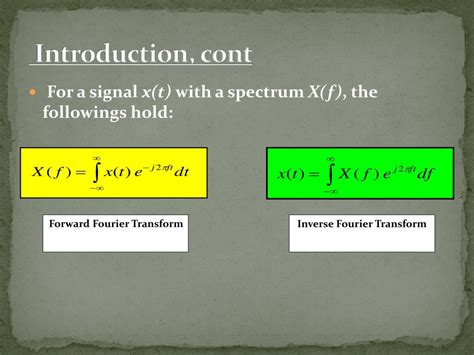 Ppt Fast Fourier Transform Powerpoint Presentation Free Download