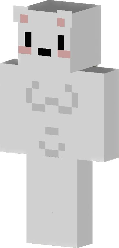 Snowy Neko Minecraft Skin By Tuxedoneko On Deviantart